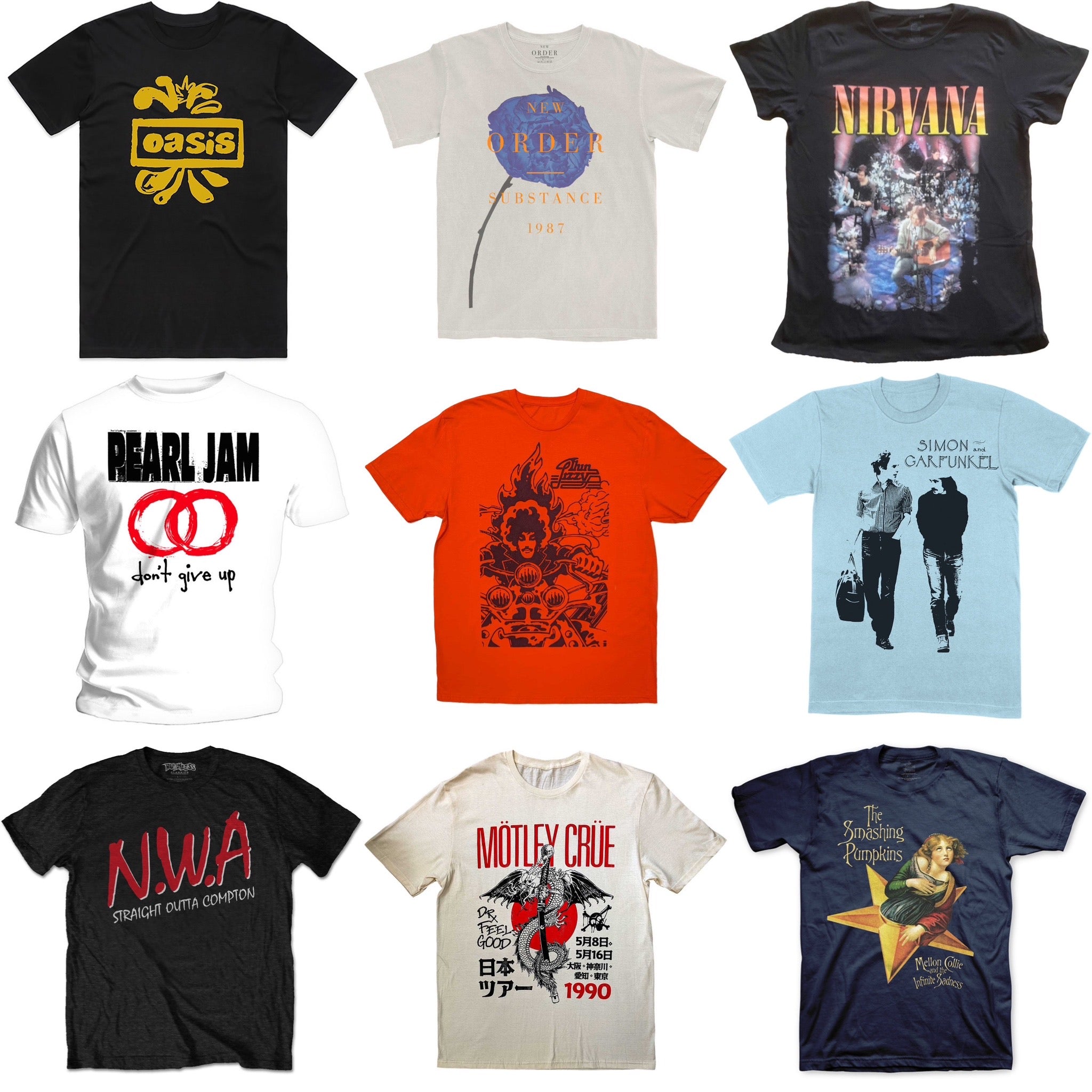 Massive Haul of New Music Shirts Just Landed – Ireland Vinyl