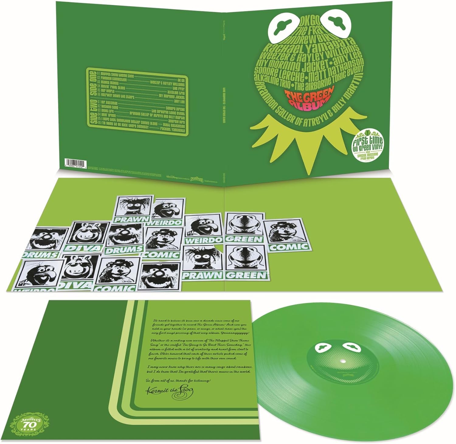 Muppets: The Green Album (70th Anniversary) – Ireland Vinyl